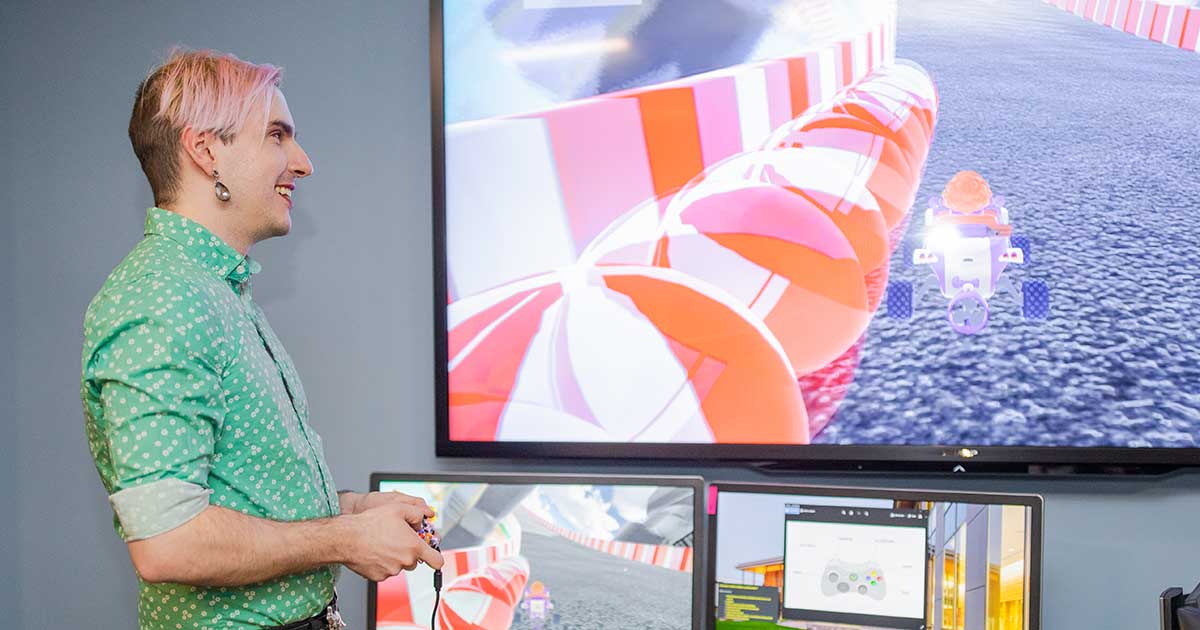 Students Making Video Games