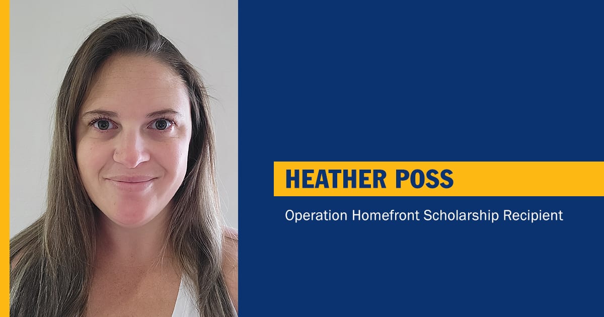 Military Spouse Receives Scholarship to SNHU