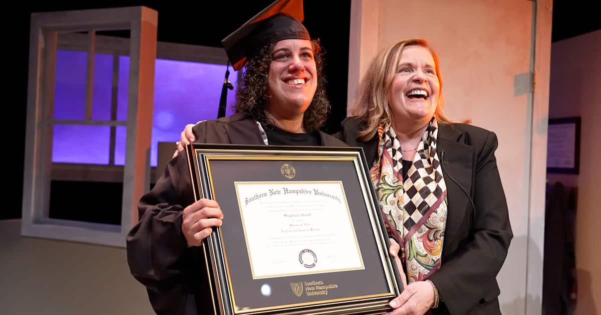 Actor Stephanie Gould Surprised With SNHU Diploma