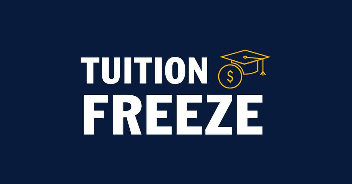Affordable College | Tuition Freeze